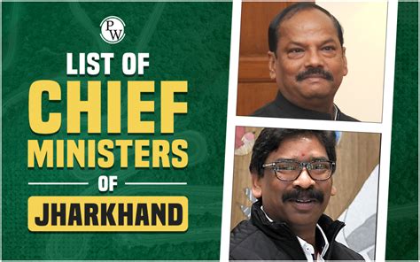 Chief Ministers Of Jharkhand 2000 2023 Names Tenure Jharkhand Cm List