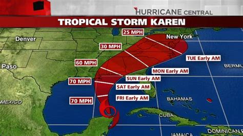 Tropical Storm Karen Forms Us Gulf Of Mexico On Watch 247 Wall St