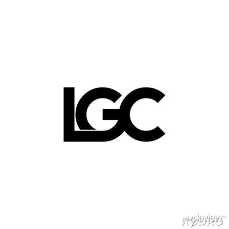 Lgc Letter Original Monogram Logo Design • Wall Stickers Inspiration