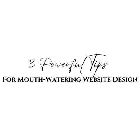 3 Tips For Mouth Watering Website Design Lead Engine Labs