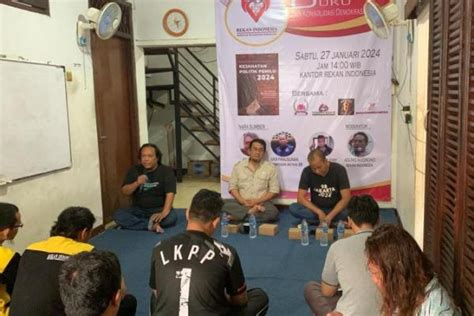Bedah Buku Kejahatan Politik Pemilu 2024 Waspadai Kecurangan Pemilu