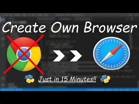 Create Your Own Browser With Python Python Projects Python Junior Programmer Youtube