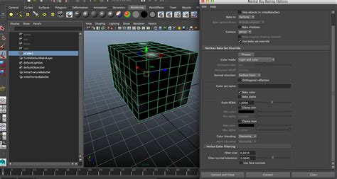 Maya Bake Vertex Color One Color Per Polygon — Polycount