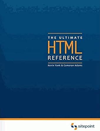 The Ultimate HTML Reference Lloyd Ian Amazon In Books