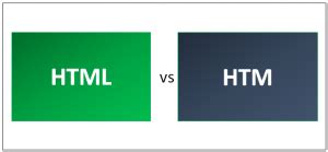 HTML Vs HTM Learn The Top 5 Most Valuable Differences