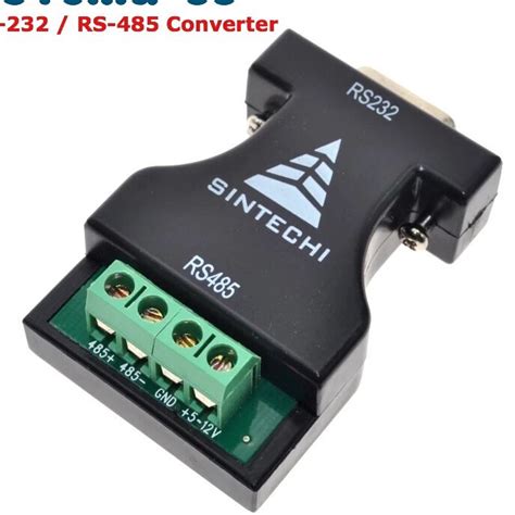 Jual Diskon Industrial Serial Converter Rs232 To Rs485 Serial Rs232 Extender Adapter Shopee