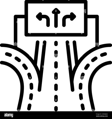 Icon For Ways Path Stock Vector Image And Art Alamy