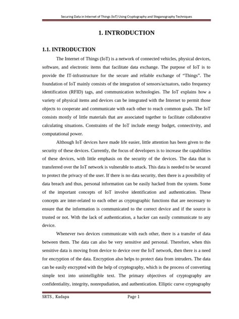 Securing Data In Internet Of Things Using Cryptography Pdf Unified