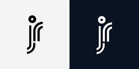 Modern Abstract Initial Letter JR Logo Vector Art At Vecteezy