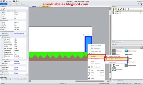 Part Cara Membuat Player Finish Di Construct Penjelasan Detail Amir