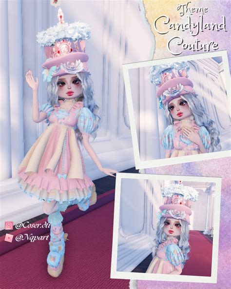Dress To Impress Candyland Couture Theme Candyland Couture Decora Kawaii Light Colors