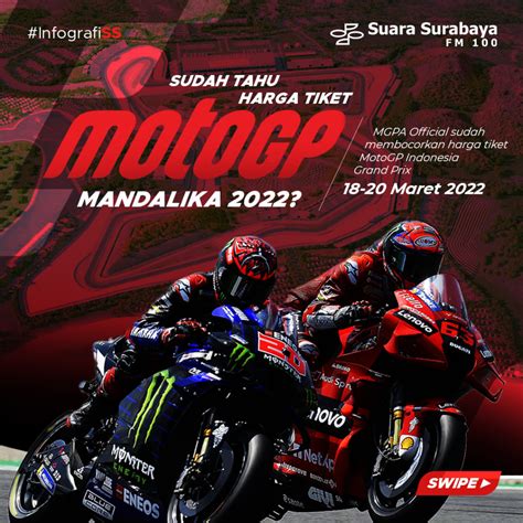 Sudah Tau Harga Tiket MotoGP Mandalika 2022