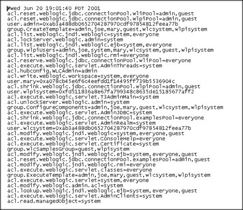 Weblogic Collaborate Sample Configuration Files