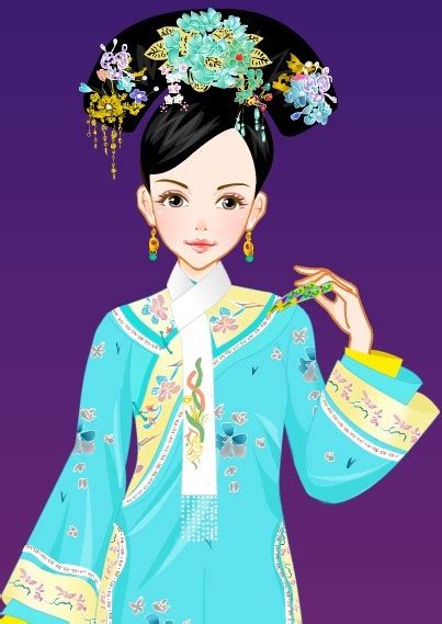 中国风 清朝女子宫廷服饰 高清图片堆糖美图壁纸兴趣社区