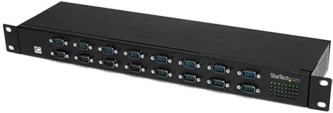 Startech Port Rackmount Ftdi Usb To Serial Com Adapter Hub Rs Multiplexer Black