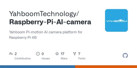Github Yahboomtechnology Raspberry Pi Ai Camera Yahboom Pi Motion Ai Camera Platform For