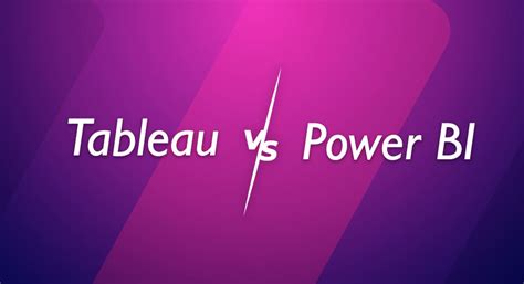 Tableau Vs Power Bi