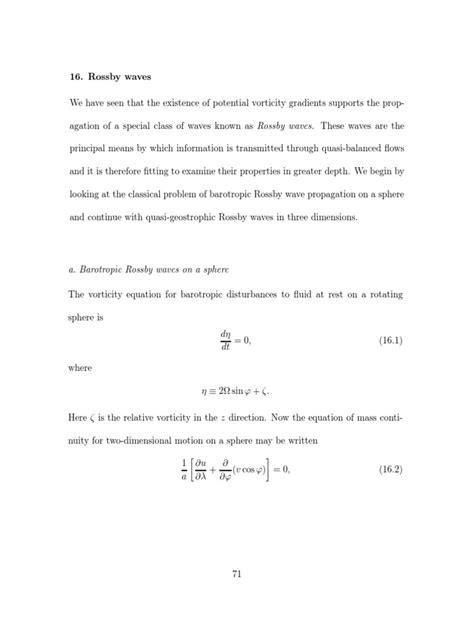 Quasi Balanced Lecture 16 Pdf Waves Physics