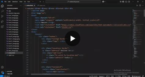 Webdevelopment Html Css Amazon Frontenddevelopment Ayush Gupta