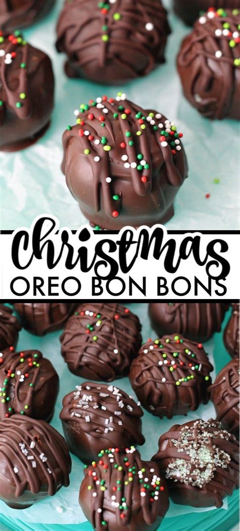 Christmas Oreo Bon Bons Super Simple 5 Ingredients But Impressive
