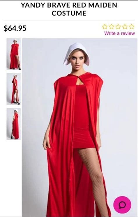 ‘sexy ‘handmaids Tale Costume Removed From Store After Outrage