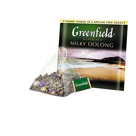 Greenfield Milky Oolong Pyramid Collection 20 Pyramids In Special Foil ...
