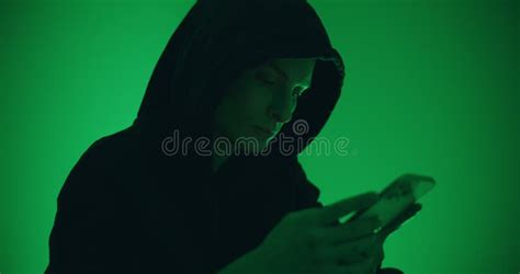 Female Haker Stealing Data Breaking Protection Stock Video Video Of