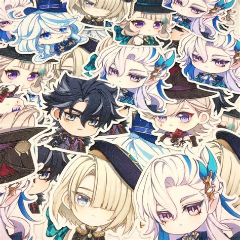 Cod Genshin Impact Waterproof Stickers Fontaine Lazada Ph