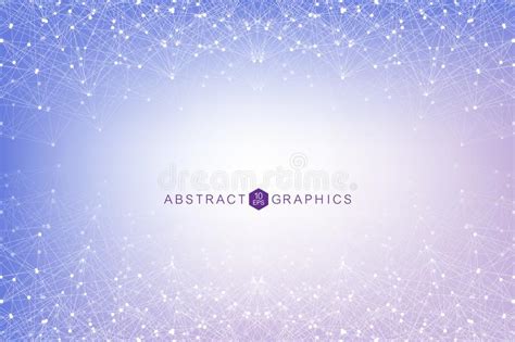 Big Data Visualization Background Modern Futuristic Virtual Abstract