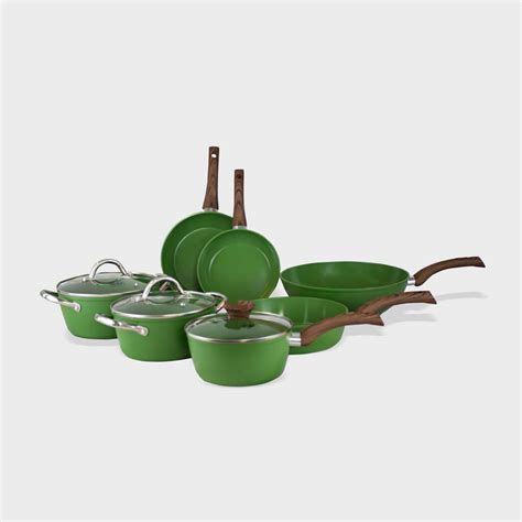 Green Pan Set 7 Piece Pfas Free Go Green By Candp Cook And Pan