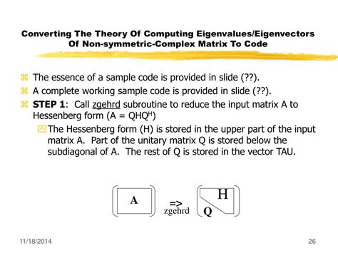 Ppt Matrix Eigensystem Tutorial For Parallel Computation Powerpoint