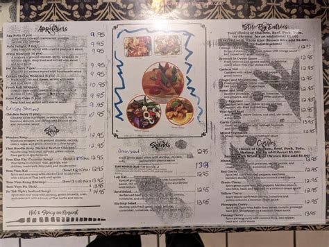 Menu At Thai 66 Restaurant Kingman