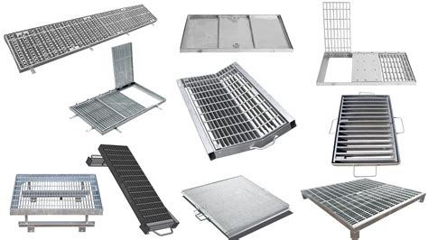 Steel Grating Type Trench Drain Grating Factory Form China