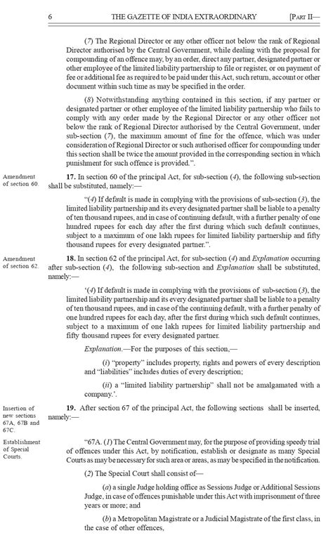 Key Features Of Limited Liability Partnership Amendment Act 2021