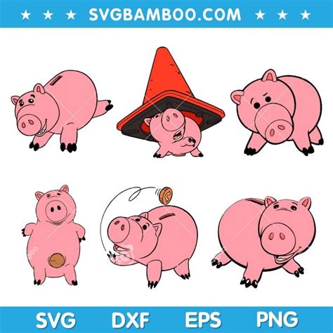 Toy Story Hamm Svg Bundle Hamm Toy Story Svg Bundle