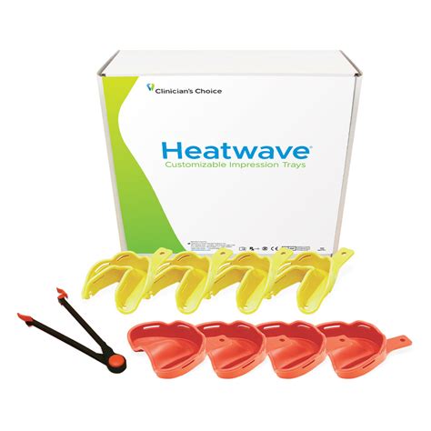 Clinicians Choice Heatwave Customisable Impression Trays Intro Kit 32