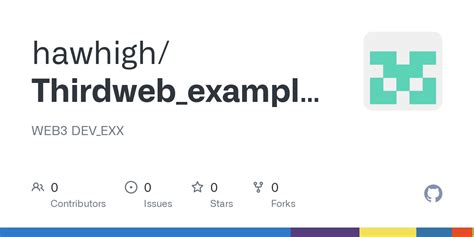 github hawhigh thirdweb examples web3 dev exx