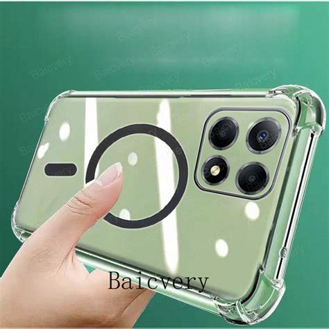 สําหรับ Huawei Honor X6b Jdy Lx1 Jdy Lx2 X6s X6 X6a กรณีคุณภาพสูง Clear Tpu ฝาครอบแม่เหล็กชาร์จ