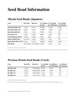 Seed Bead Chart Creative Beadcraft Seed Bead Chart Creative Beadcraft Pdf PDF4PRO