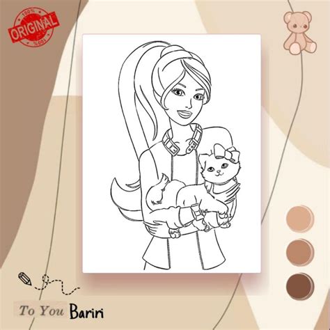 Jual Gambar Sketsa Mewarnai Barbie Sketsa Lukis Sketsa Sablon Shopee Indonesia