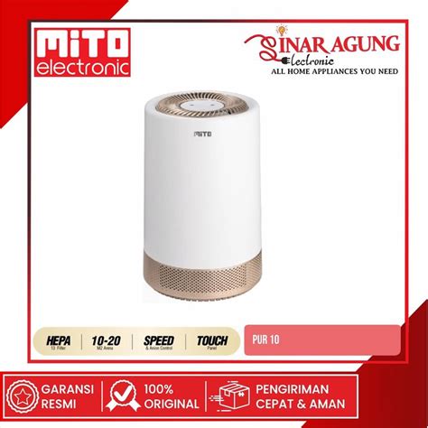 Jual Cod Air Purifier Penyaring Udara Mito Pur10 Pur 10 Hepa