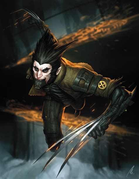 Wolverine Snikt Max Elmberg Sjöholm in Wolverine Character Fan art