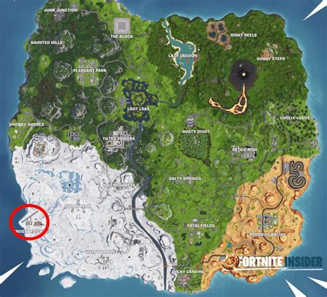 Fortnite Chercher Le Panneau De Carte Au Trésor Trouvé à Paradise