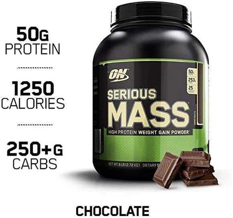 Гейнер Optimum Nutrition Serious Mass 2720г Шоколад купить с