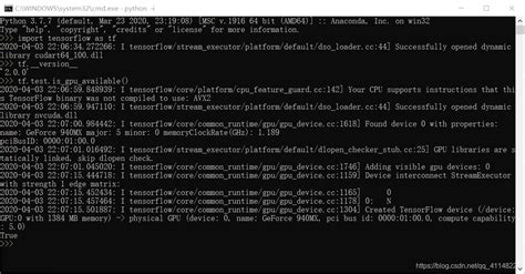 基于anaconda3配置安装tensorflow（gpu）环境（详细步骤和常见报错）anconada3 Tensorflow Csdn博客
