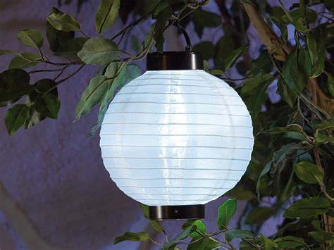 Lunartec LED Solar Laterne mit weißem Licht Farbwechlser 2er Set