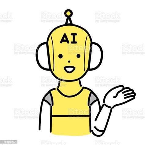 귀여운 사람의 일러스트 시리즈 Ai Character 정보 검은색에 대한 스톡 벡터 아트 및 기타 이미지 검은색 과학