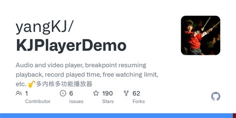 GitHub YangKJ KJPlayerDemo Audio And Video Player Breakpoint Resuming Playback Record