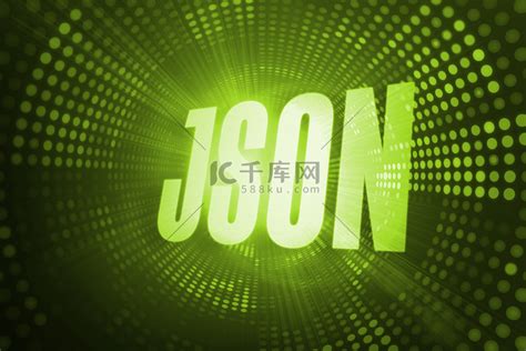 Json 反对绿色像素螺旋高清摄影大图 千库网