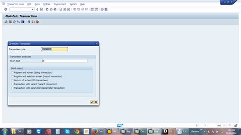 How To Create T Code For A Report Designed In Repo SAP Community